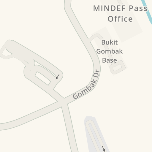 Driving directions to MINDEF Pass Office, 303 Gombak Dr, Singapore - Waze