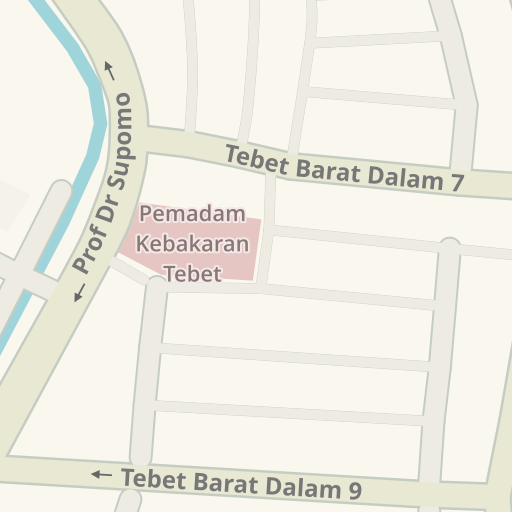 Petunjuk arah berkendara ke Wisma Pede, Jl. Letjen M.T. Haryono, Kav ...