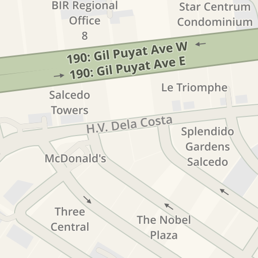 Driving directions to BDO Towers Valero, 8741 Paseo de Roxas, Makati ...