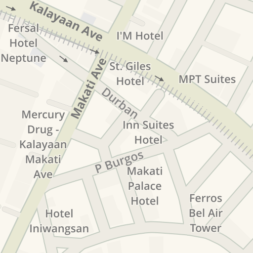 Makati City Avenue Map