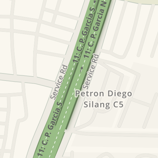 Driving directions to Petron Diego Silang C5, C.P. Garcia N, Taguig - Waze