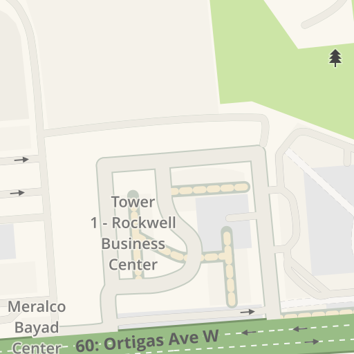 Driving directions to Bayad Center - Meralco Gate 2, Ortigas Ave, Pasig ...