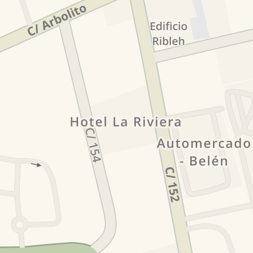 Información de tráfico en tiempo real para llegar a Centro ...