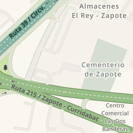 Información de tráfico en tiempo real para llegar a Almacenes El Rey ...