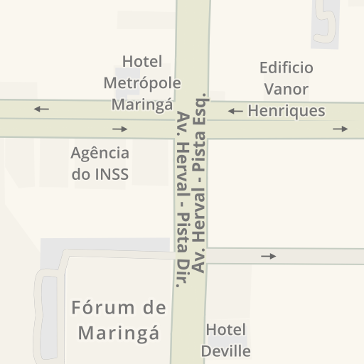 Maringa Sao Paulo Map