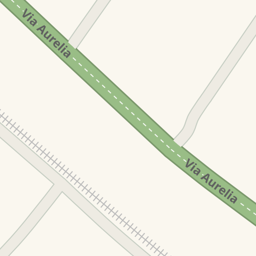 Via Aurelia Rome Map