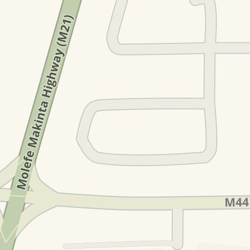 Driving directions to Mabopane Licensing & Traffic Department, 5204 M44 ...