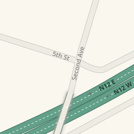 Driving directions to N12, N12, Delmas - Waze